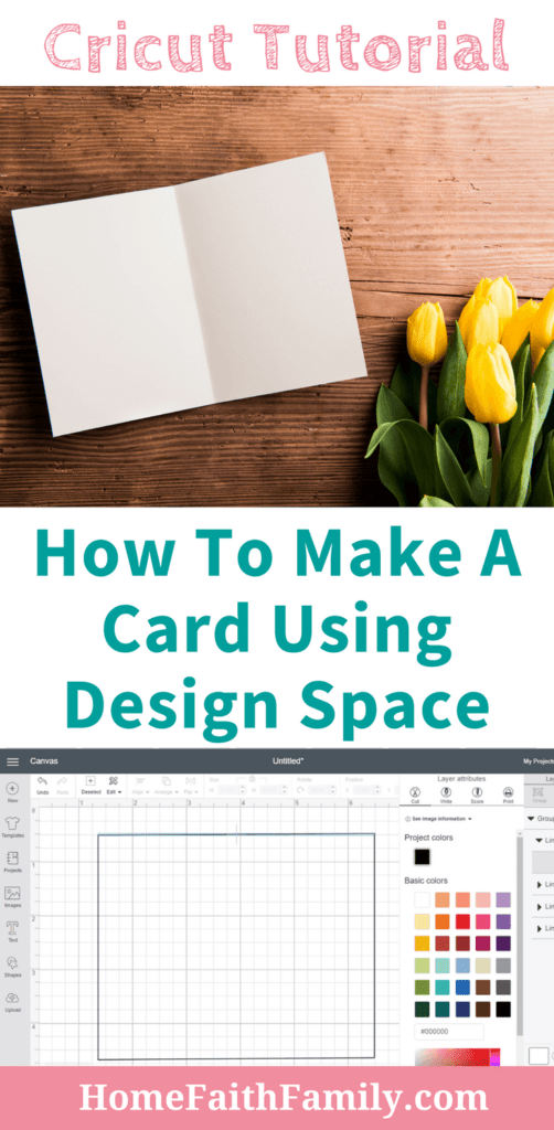 Cricut Tutorial How To Make A Card Using Design Space
