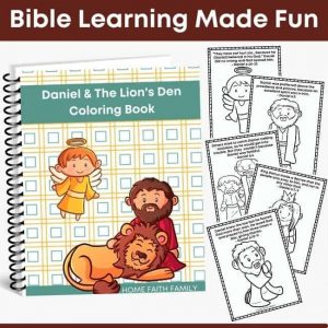 Free Daniel and the Lion's Den Coloring Book - Home Faith Family