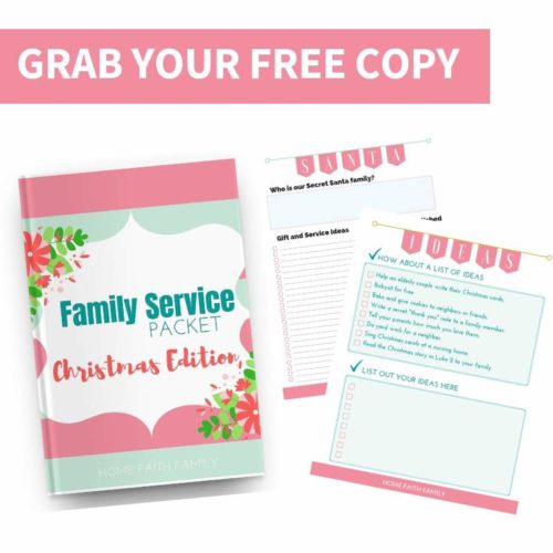 Family Service Projects For Christmas TimeFREEBIE: Family Christmas ...