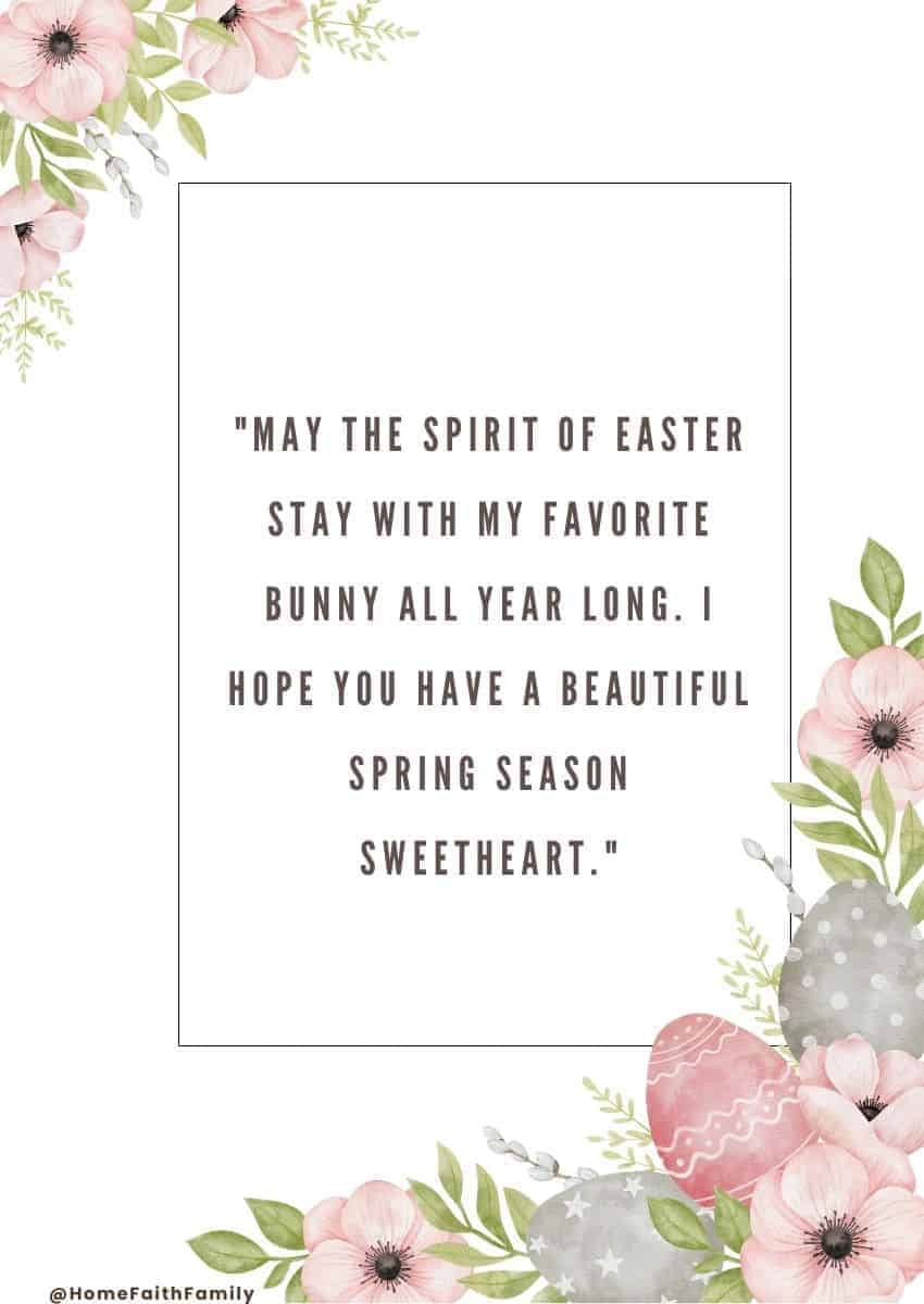 85 Happy Easter Love Quotes For Him In 2025 - Home Faith Family