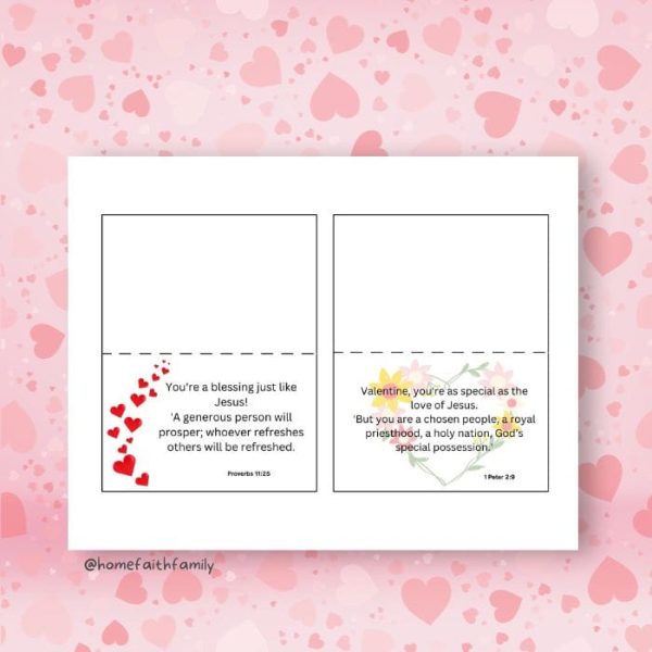 Grab Your 25 Free Valentine Bible Verses Printable - Home Faith Family