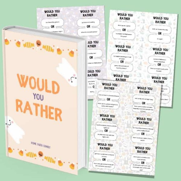 100+ Fun Halloween Would You Rather Questions For Kids + Free Printable ...