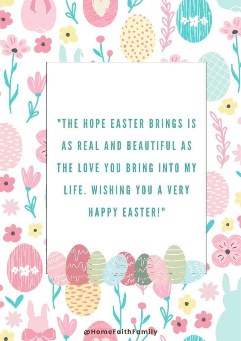 85 Happy Easter Love Quotes For Him In 2025 - Home Faith Family