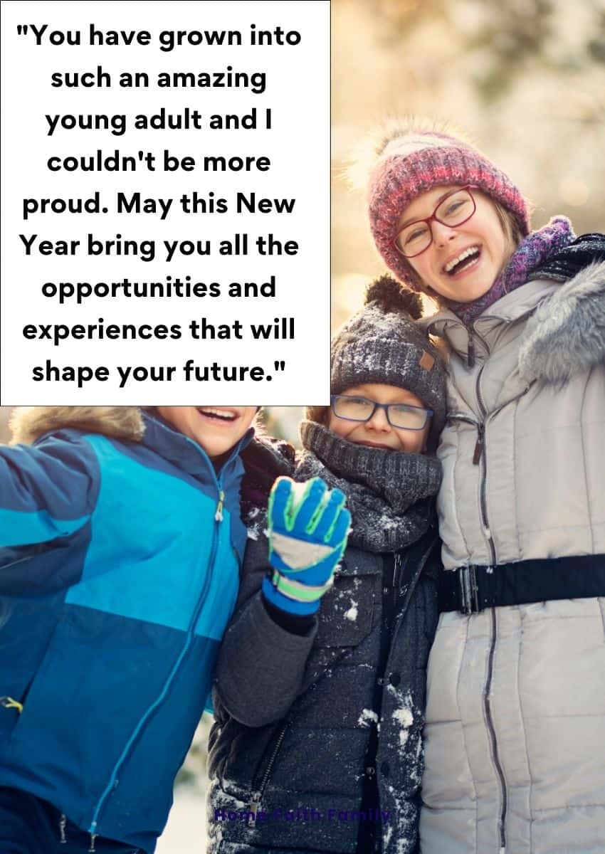 2025's Cutest New Year Quotes & Wishes for Kids - Home Faith Family