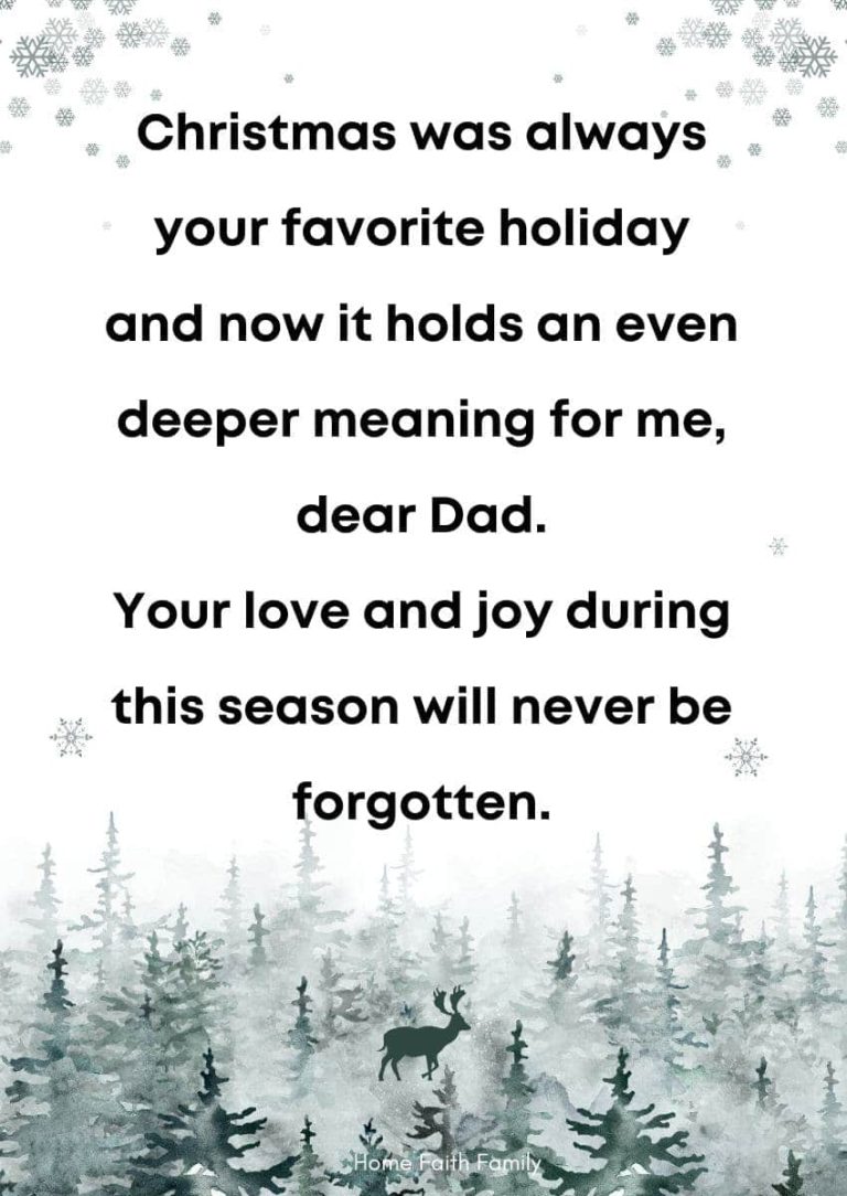 102 Best Merry Christmas Quotes For Dads He Will Love - Home Faith Family