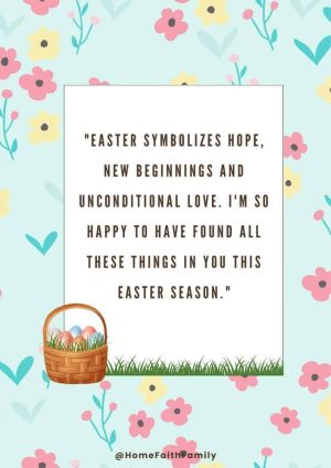 85 Happy Easter Love Quotes For Him In 2025 - Home Faith Family