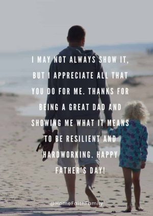 90 Thank You Fathers Day Quotes and Meaningful Messages - Home Faith Family