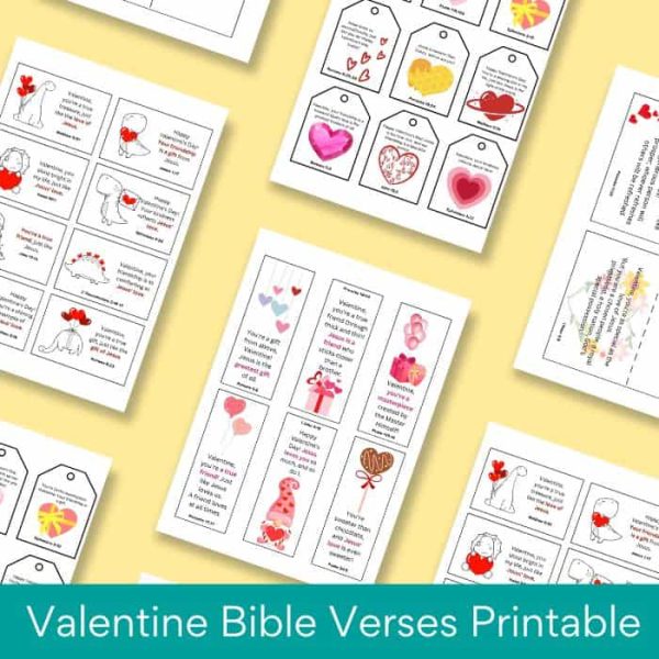 Grab Your 25 Free Valentine Bible Verses Printable - Home Faith Family