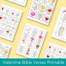 Grab Your 25 Free Valentine Bible Verses Printable - Home Faith Family