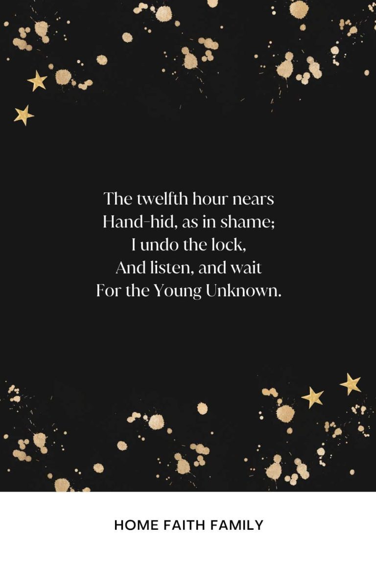 26 Inspirational and Short Happy New Year Poems 2025 - Home Faith Family