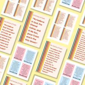 Articles of Faith of the LDS Church + Free Printable Flashcards - Home ...