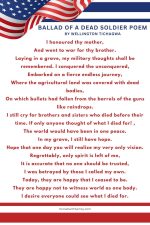 Here Are The Most Heartfelt Memorial Day Poems For Church - Home Faith ...