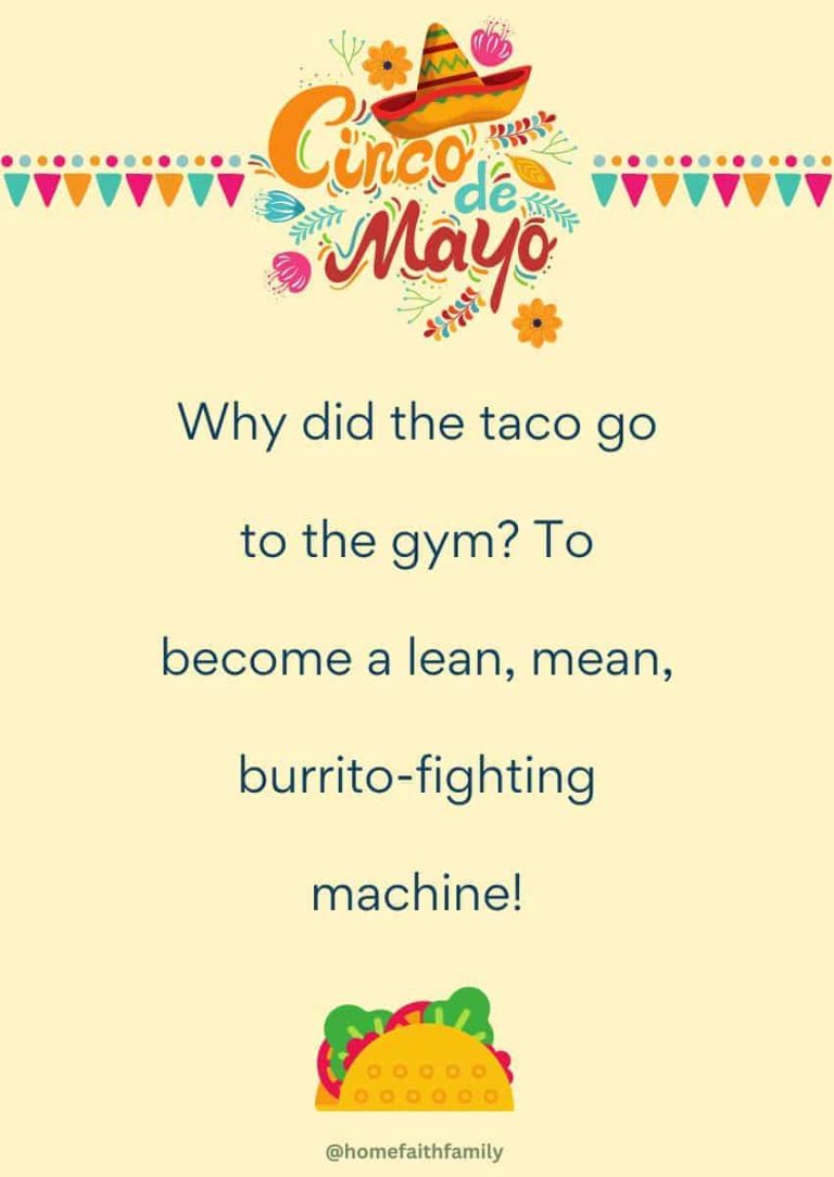 102 Best Cinco de Mayo Jokes For Kids That Are Funny - Home Faith Family