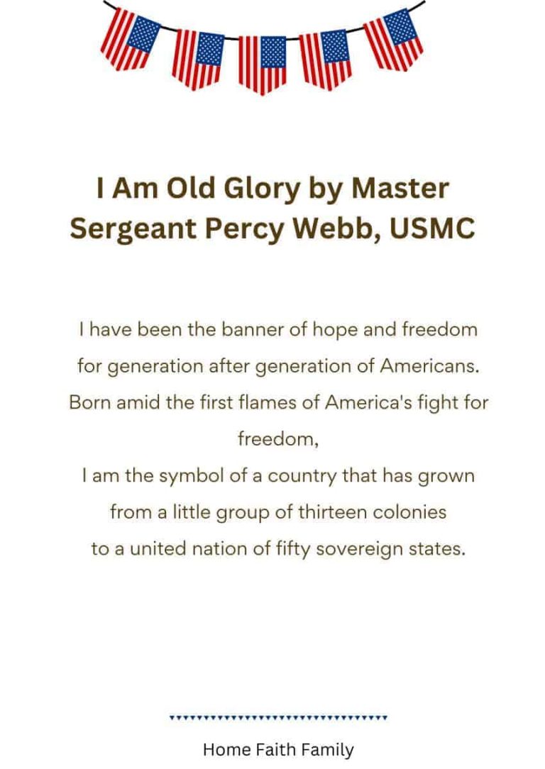15 Perfect Flag Day Poems For American Kids - Home Faith Family