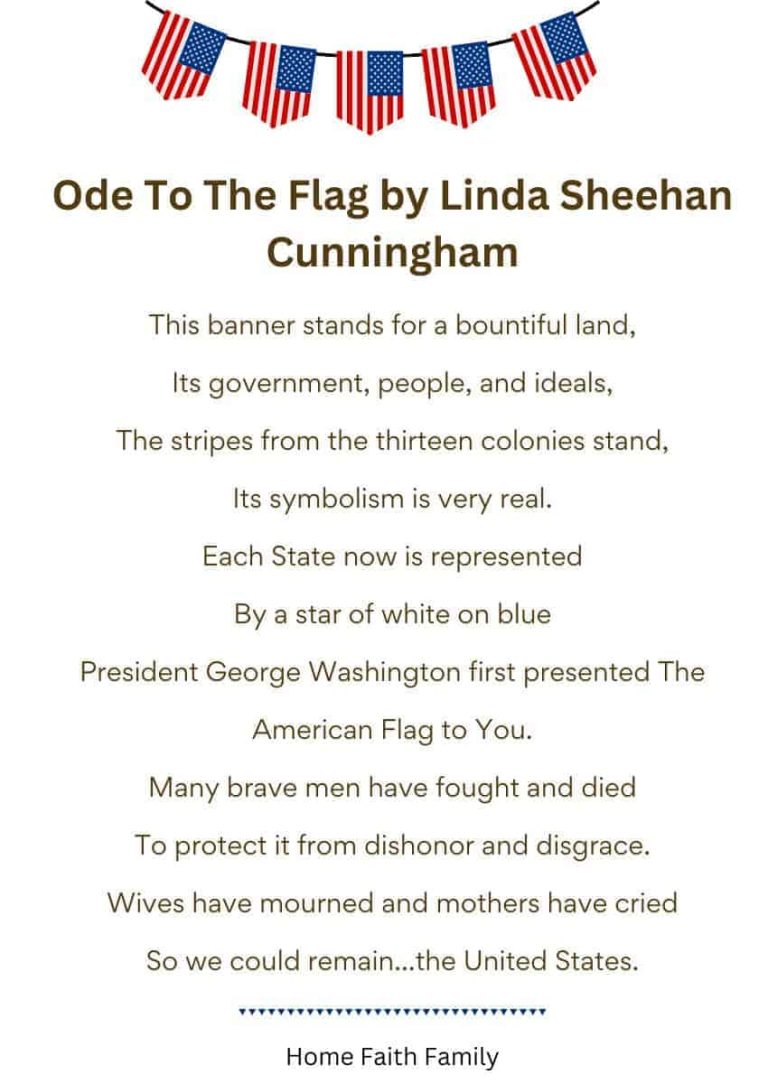 15 Perfect Flag Day Poems For American Kids - Home Faith Family