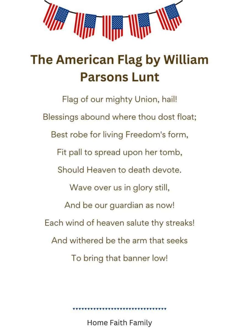 15 Perfect Flag Day Poems For American Kids - Home Faith Family