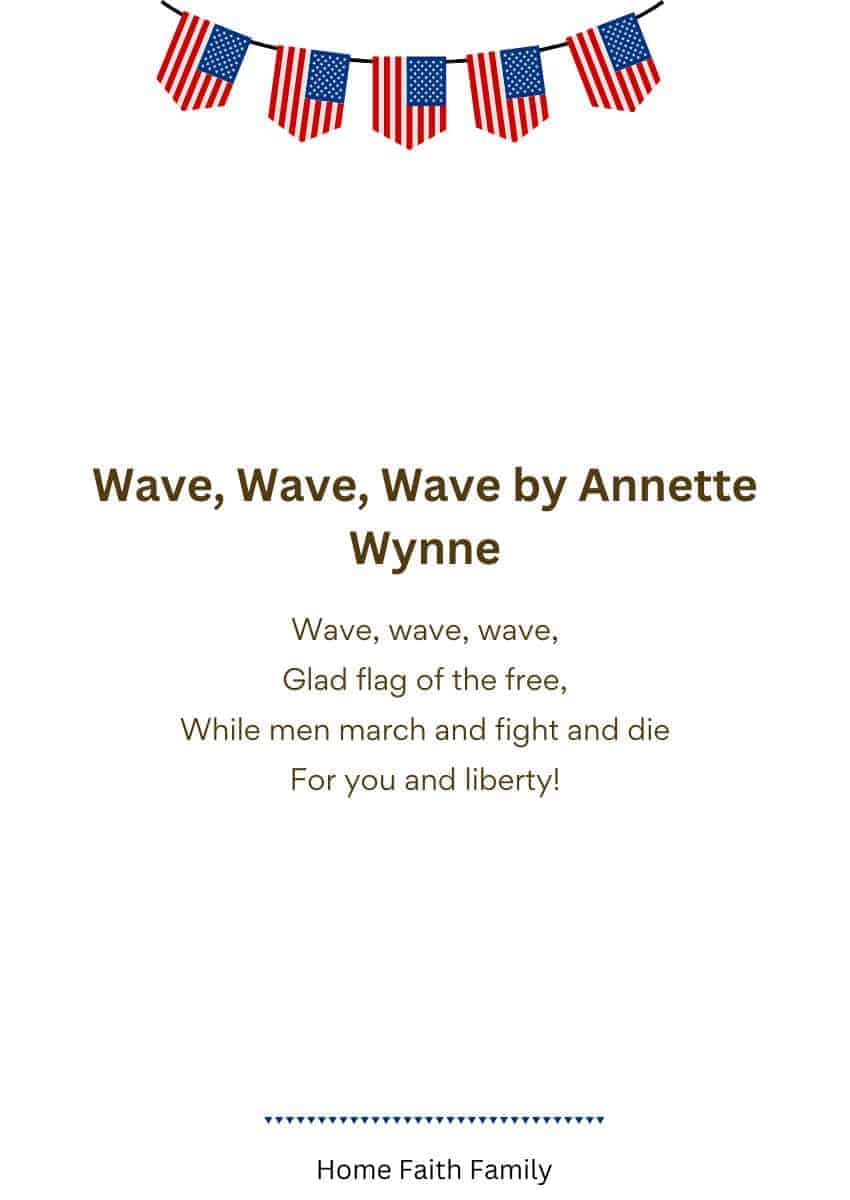 15 Perfect Flag Day Poems For American Kids - Home Faith Family