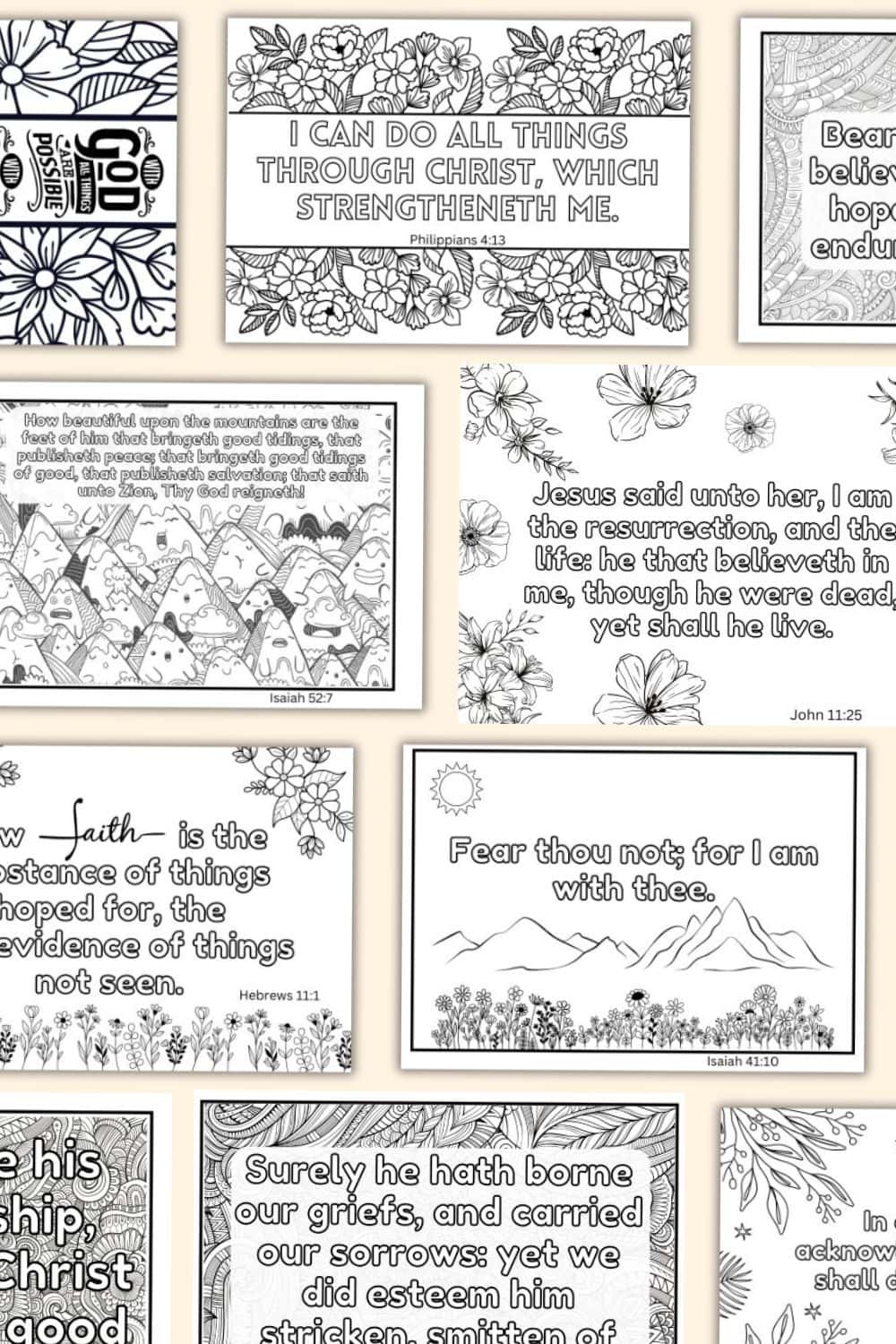 Enjoy These Free Bible Coloring Pages For Adults - Home Faith Family