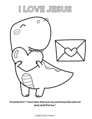 15 Free Christian Valentines Day Coloring Pages For Kids - Home Faith ...