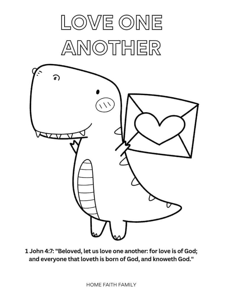 15 Free Christian Valentines Day Coloring Pages For Kids - Home Faith ...