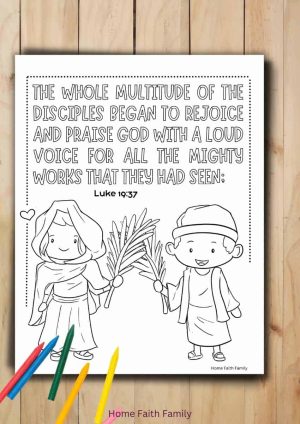 Free Easter Story Printable For Sunday School Kids {10-Pages} - Home ...