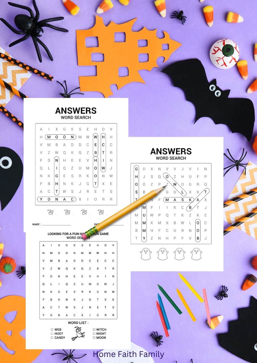 14 Best Halloween Word Search For Kids {Free} - Home Faith Family