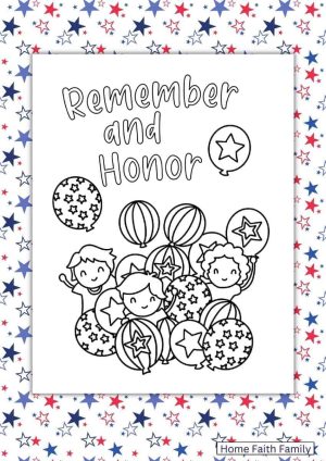 12 Free Memorial Day Coloring Pages For Toddlers - Home Faith Family