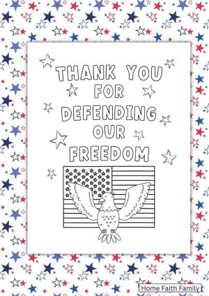 12 Free Memorial Day Coloring Pages For Toddlers - Home Faith Family