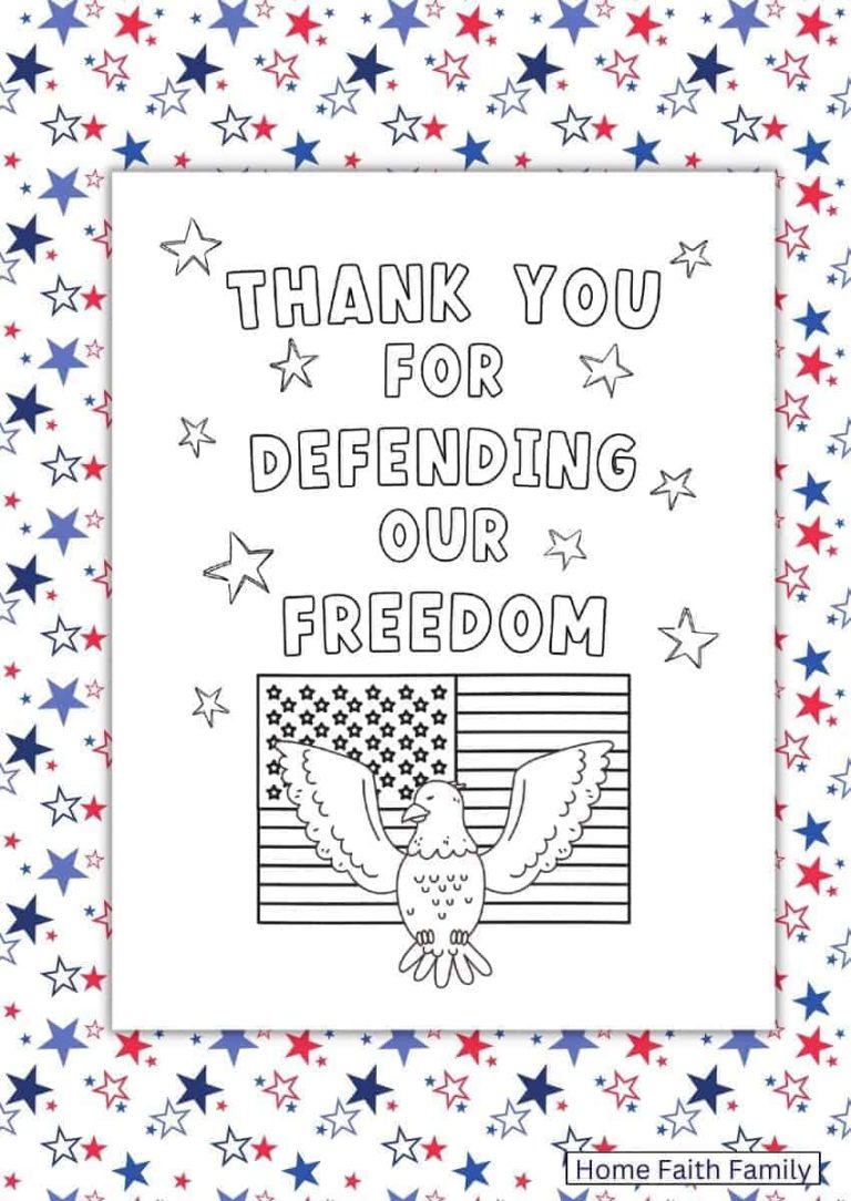 12 Free Memorial Day Coloring Pages For Toddlers - Home Faith Family