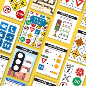 Free Printable Preschool Traffic Signs & Worksheets - Home Faith Family