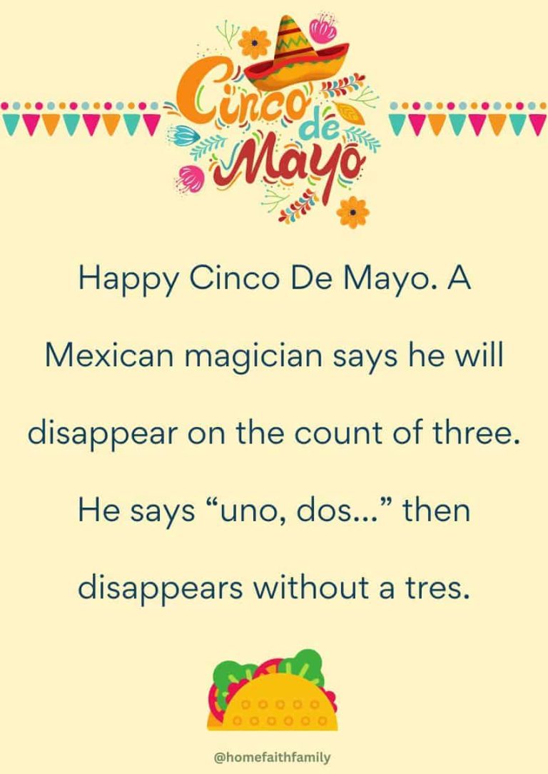 102 Best Cinco de Mayo Jokes For Kids That Are Funny - Home Faith Family