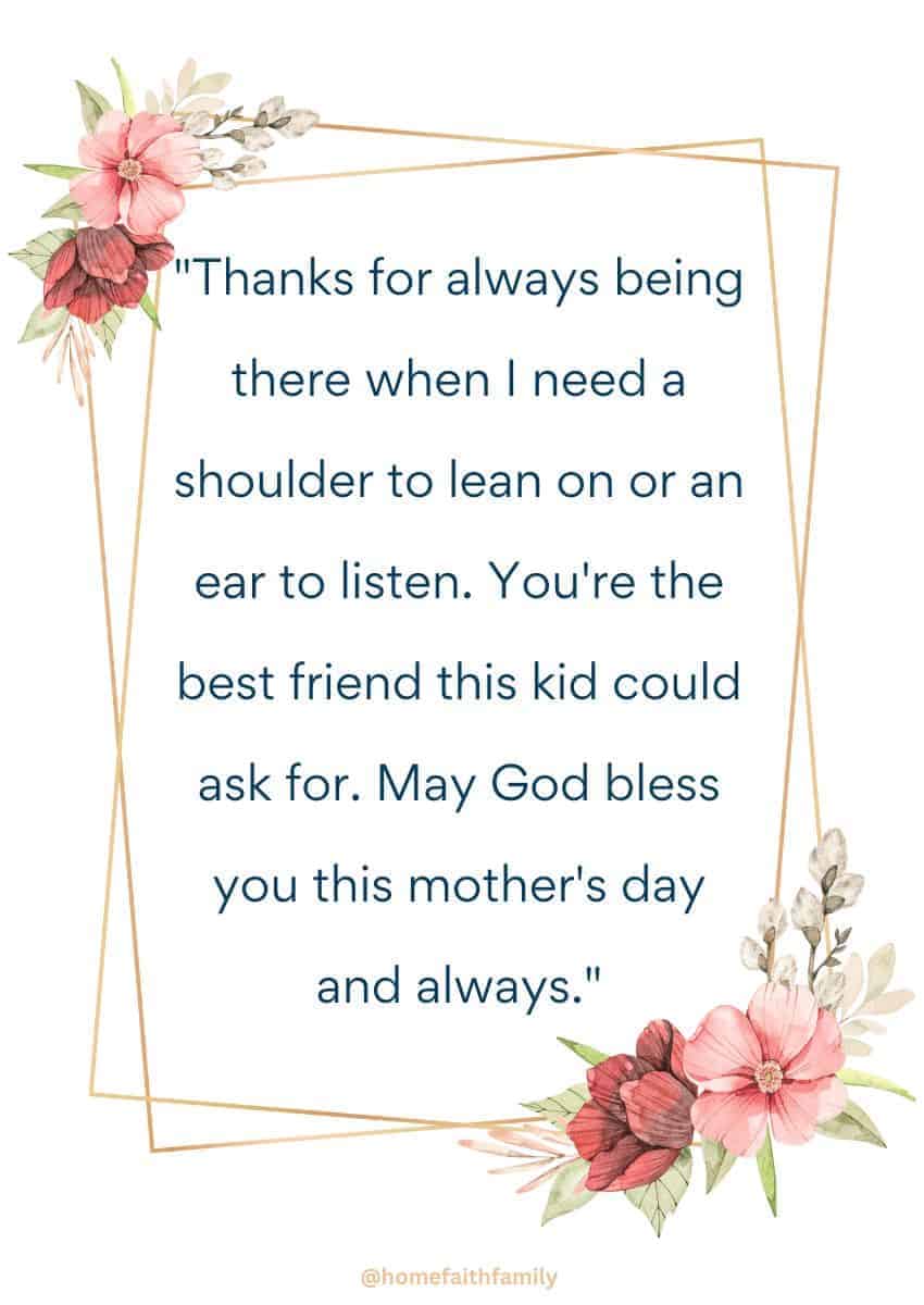 75 Happy Mothers Day Quotes For Friends and Family In 2025 - Home Faith ...