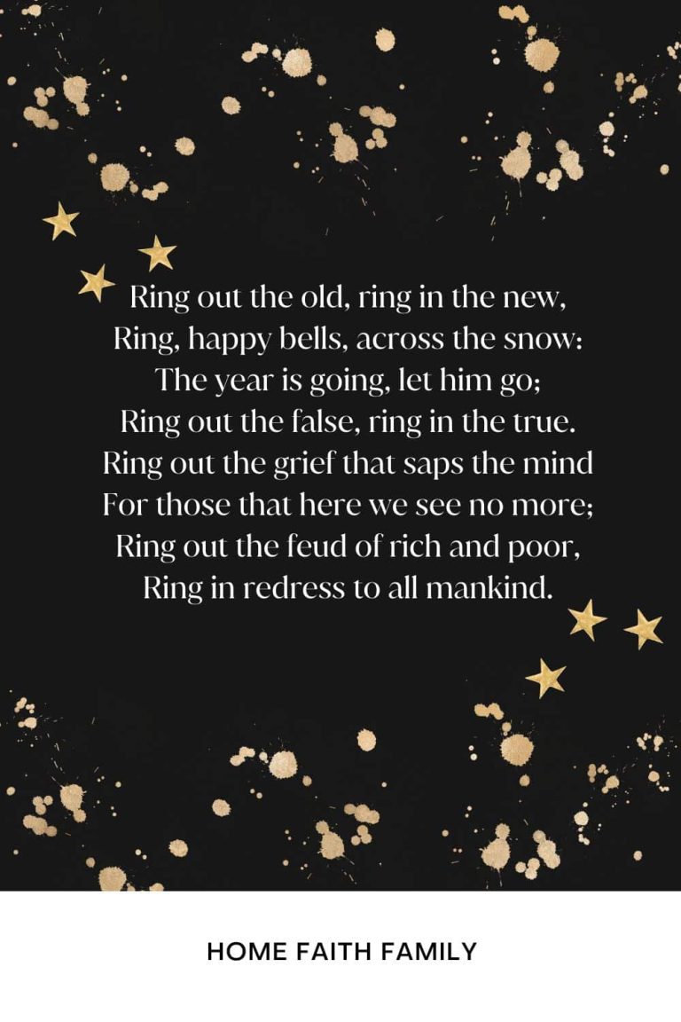 26 Inspirational and Short Happy New Year Poems 2025 - Home Faith Family