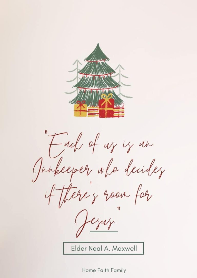 38 Free Printable LDS Christmas Quotes For 2025 - Home Faith Family