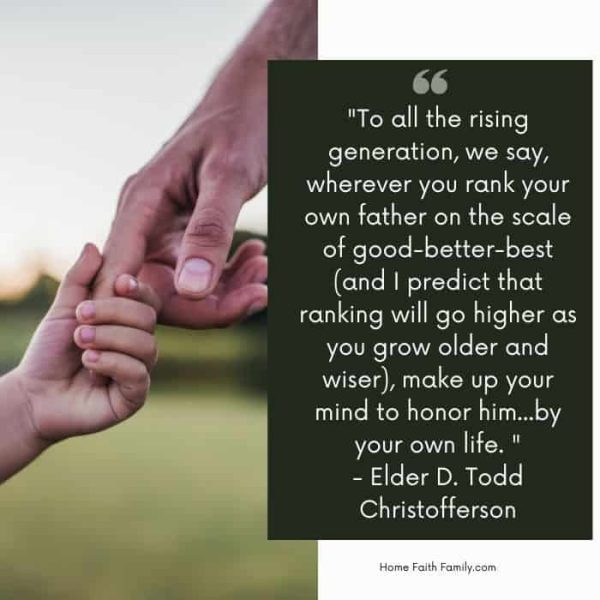 47 LDS Father's Day Quotes That Are Too Good To Pass Up - Home Faith Family