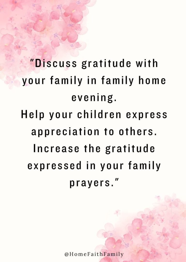 51 Best LDS Quotes on Gratitude & Thanksgiving - Home Faith Family