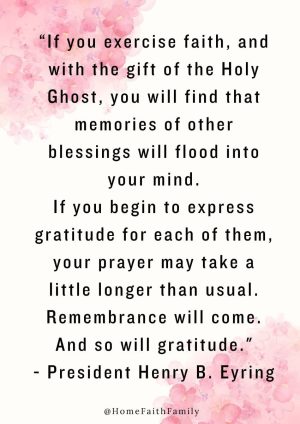 51 Best LDS Quotes on Gratitude & Thanksgiving - Home Faith Family