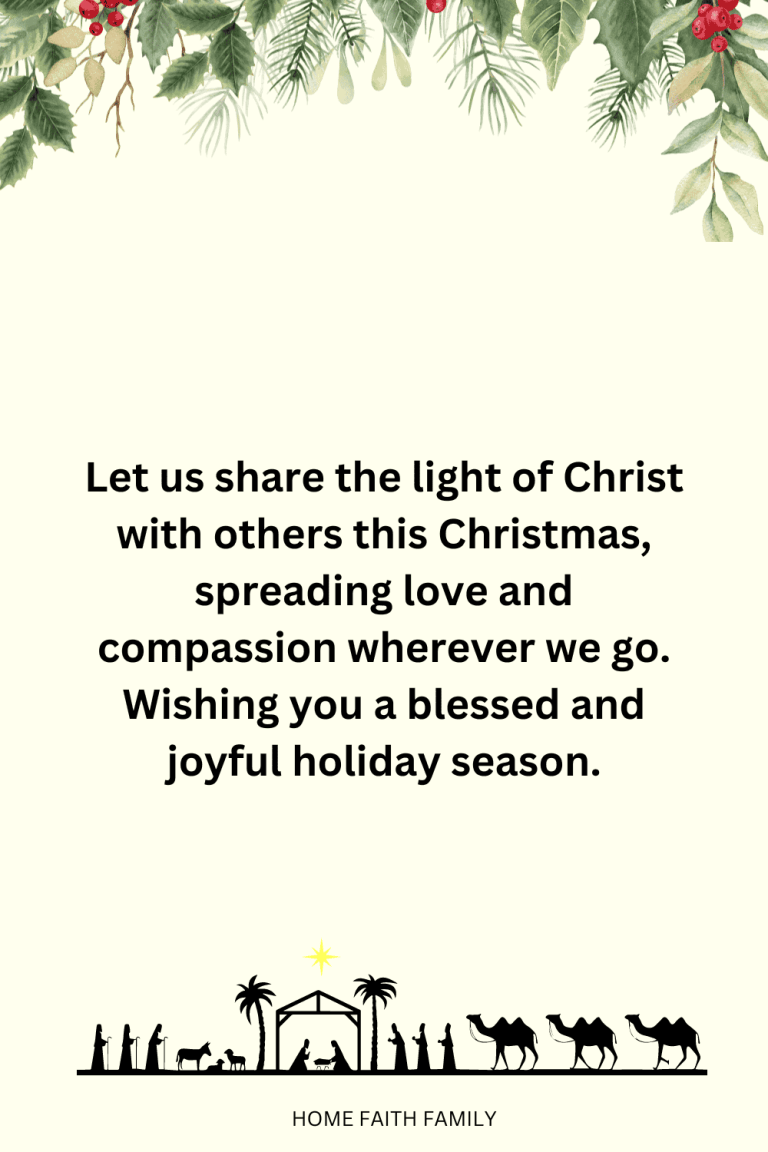 129 Perfect Merry Christmas Prayer Message & Blessings - Home Faith Family