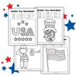 10 Free Memorial Day Color By Number Pages For Kids - Home Faith Family