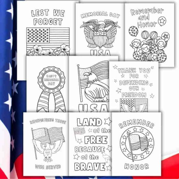 12 Free Memorial Day Coloring Pages For Toddlers - Home Faith Family