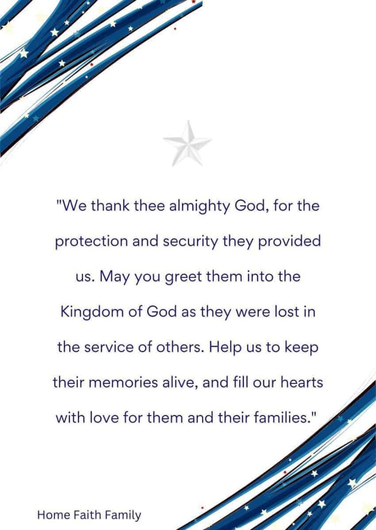 28 Memorial Day Christian Readings For Church in 2025 - Home Faith Family