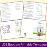 Grab Your Free LDS Baptism Program Template For 2025 - Home Faith Family