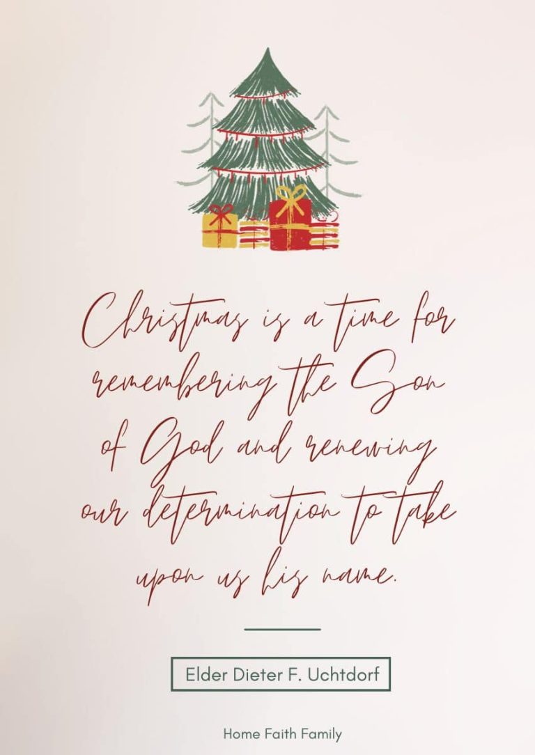 38 Free Printable LDS Christmas Quotes For 2025 - Home Faith Family