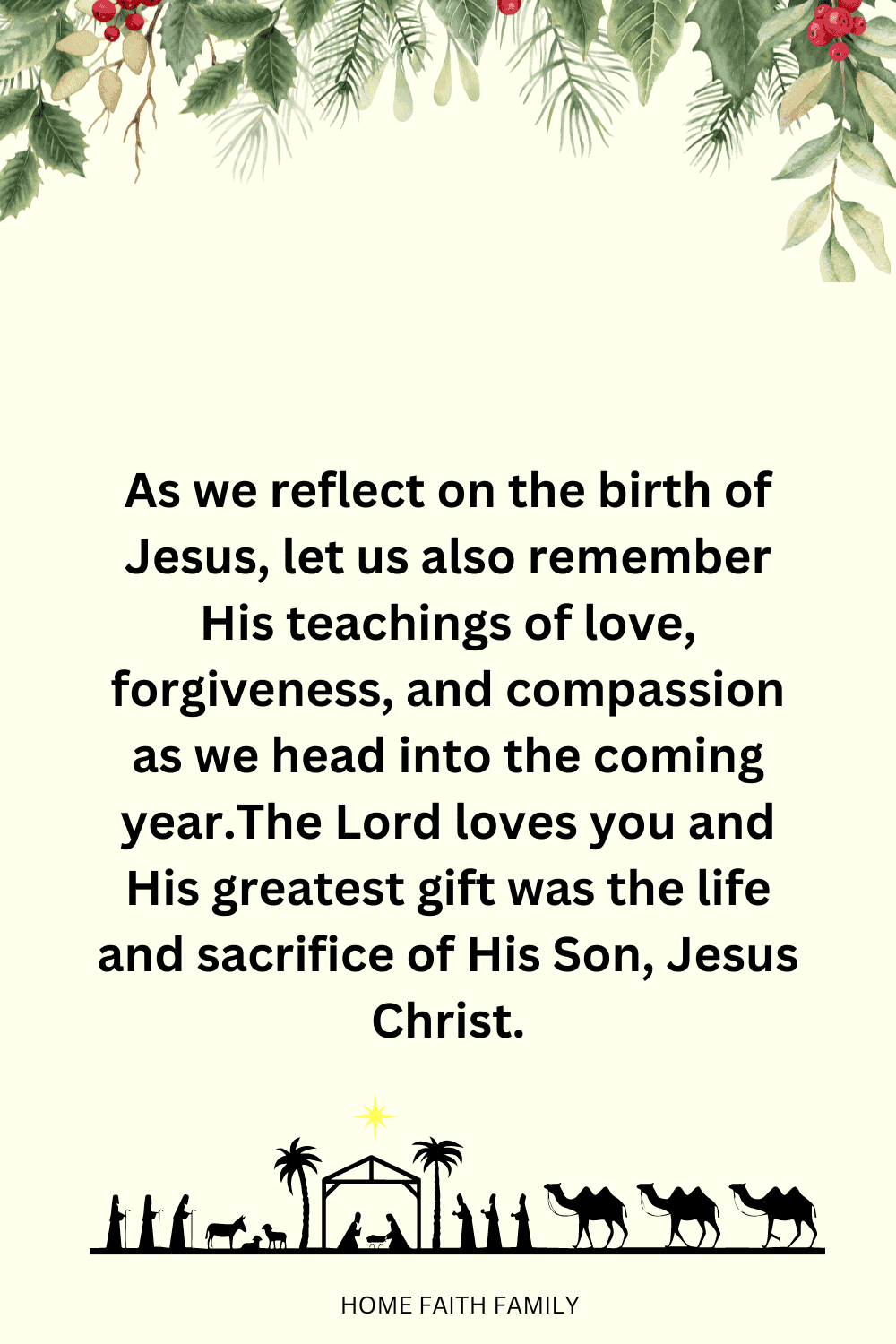 129 Perfect Merry Christmas Prayer Message & Blessings - Home Faith Family