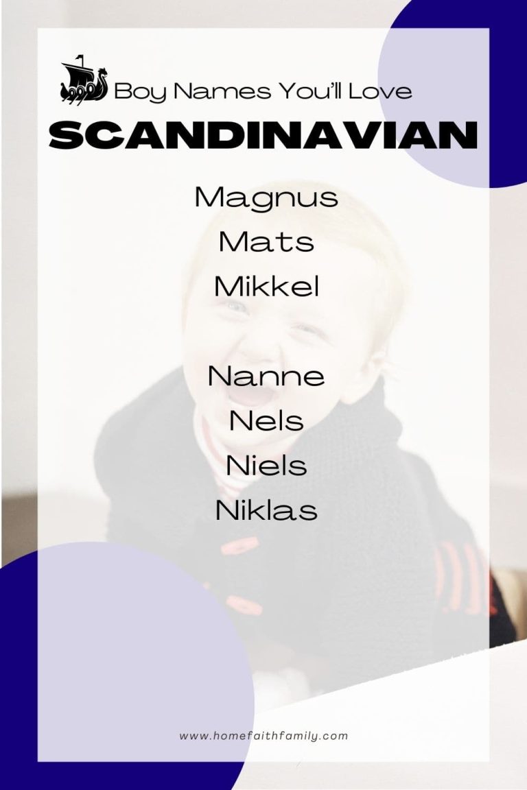 97 Irresistible Scandinavian Boy Names You'll Love - Home Faith Family