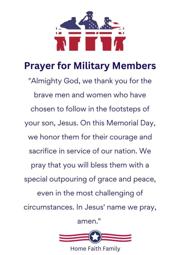 38 Inspirational Memorial Day Prayers For 2025 - Home Faith Family