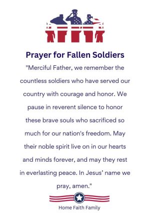 38 Inspirational Memorial Day Prayers For 2025 - Home Faith Family