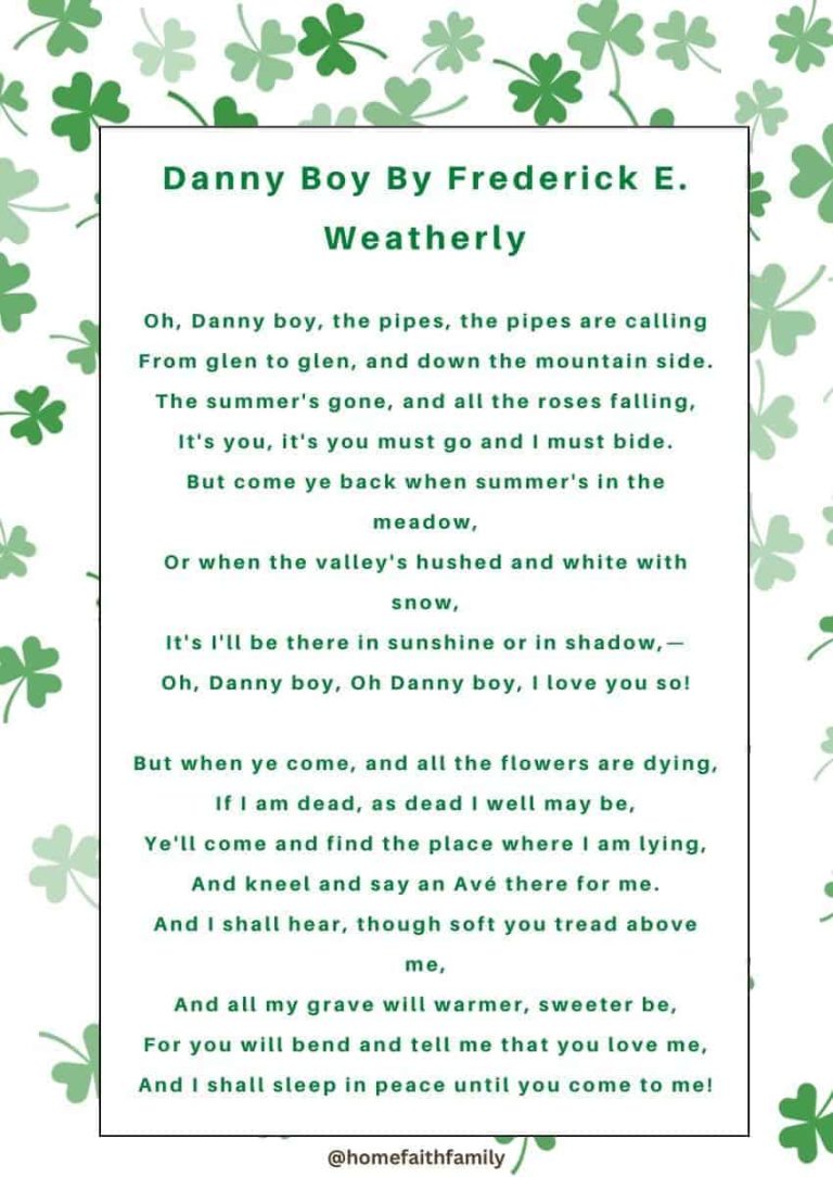 16 Irish Inspired St. Patrick's Day Poems And Songs For Kids - Home ...