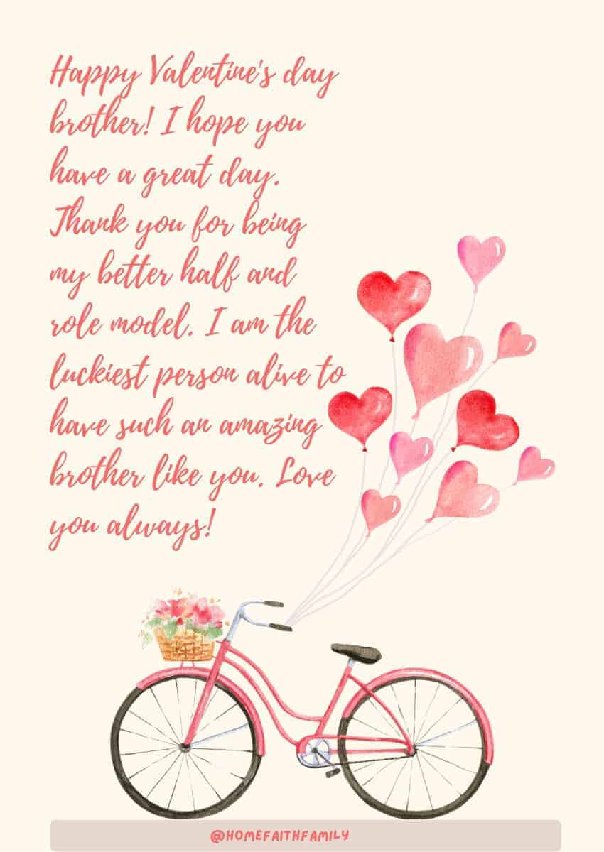 70 Timeless Happy Valentine Day Messages For Your Brother - Home Faith ...