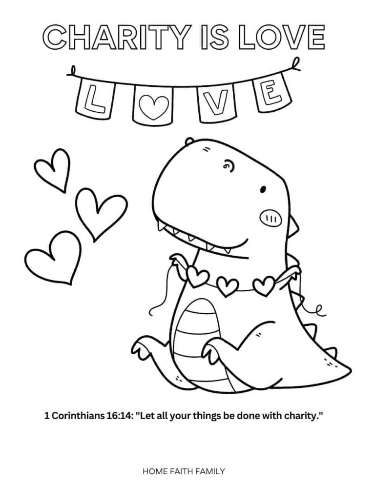 15 Free Christian Valentines Day Coloring Pages For Kids - Home Faith ...